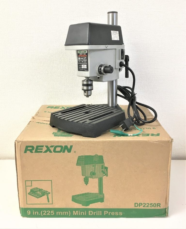 東洋アソシエイツ REXON レクソン 小型ボール盤 DP2250R 卓上穴あけ加工 電動工具のお買取をさせていただきました。 | 出張買取なら錬金堂