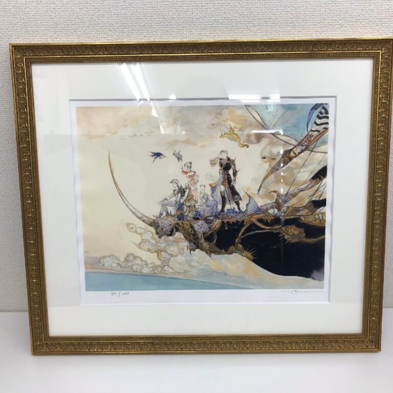 絵画 天野喜孝 ファイナルファンタジー DEPARTURE 版画 80/200 FF バッツ ファリス クルル レナ FFⅤ 真作保証のお買取 ...