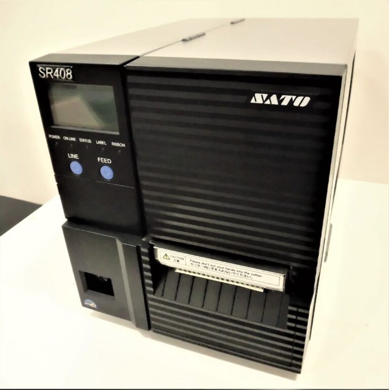SATO サトー バーコードラベルプリンター SR408+CT 本体のみ ジャンク品のお買取をさせていただきました。 | 出張買取なら錬金堂