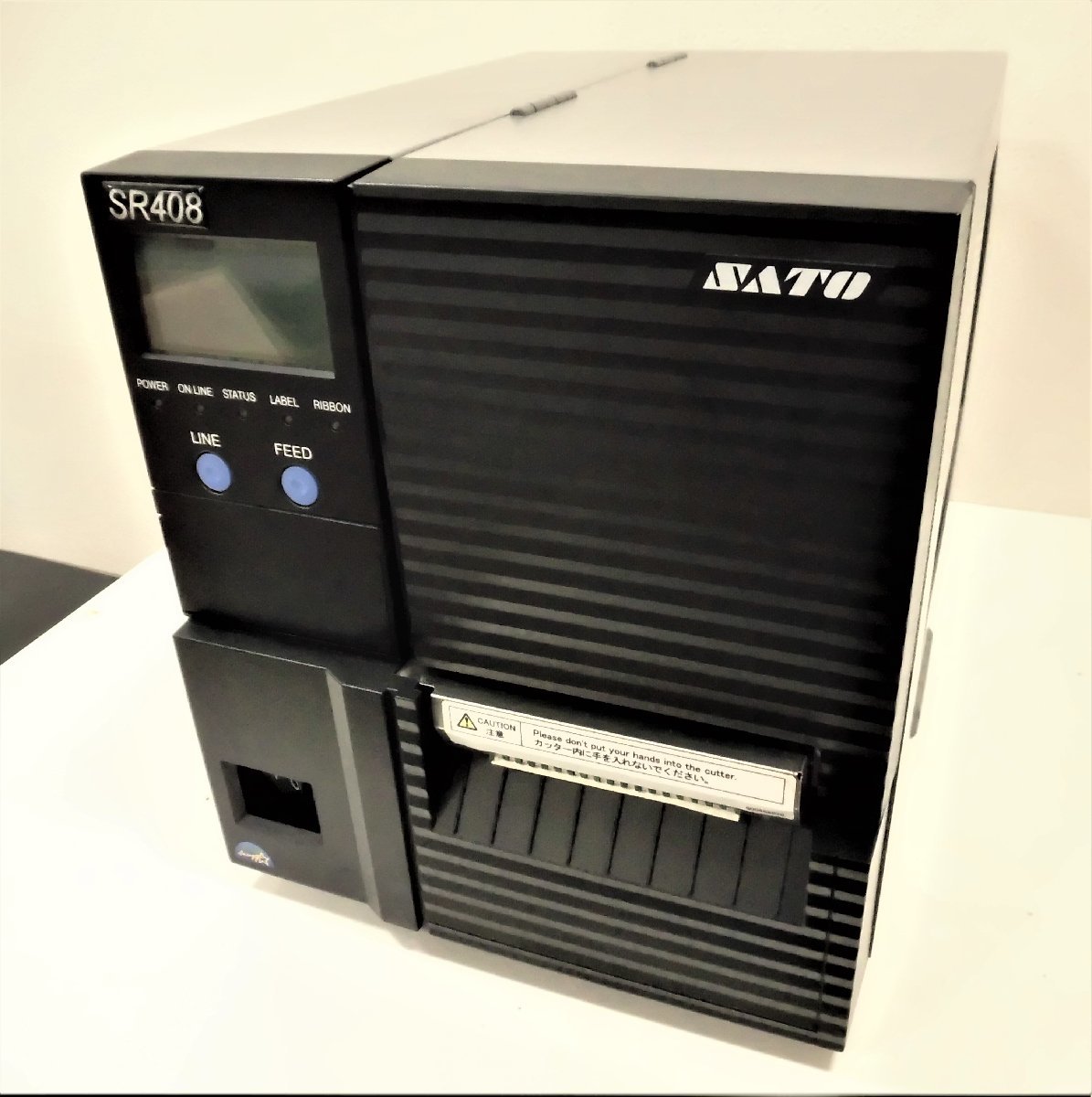 SATO サトー バーコードラベルプリンター SR408+CT 本体のみ ジャンク品のお買取をさせていただきました。 | 不用品の出張買取リサイクルショップ【錬金堂】