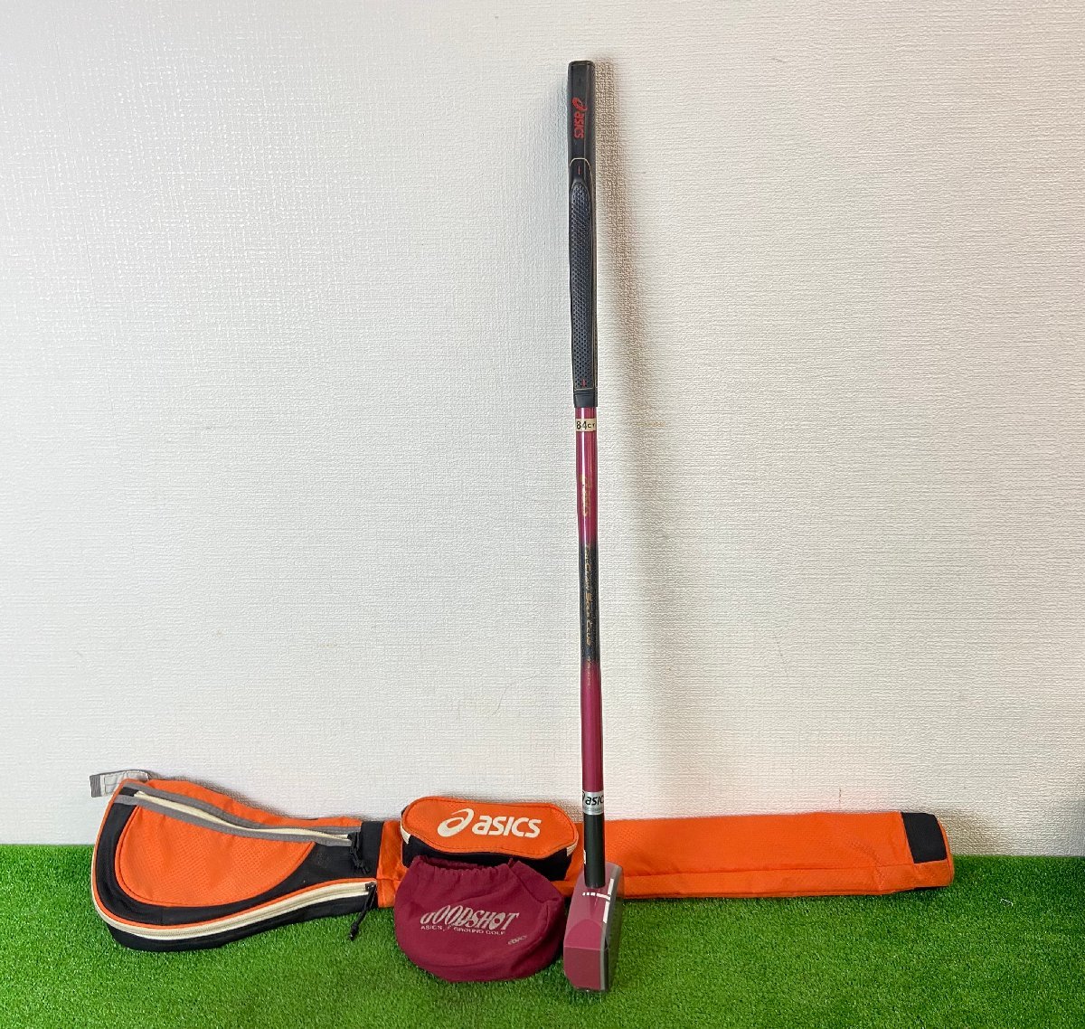 asics アシックス TRI-CLAW SOLE CLUB TS-104 トライクロウソールクラブ グランドゴルフクラブ 84cm クラブ ...