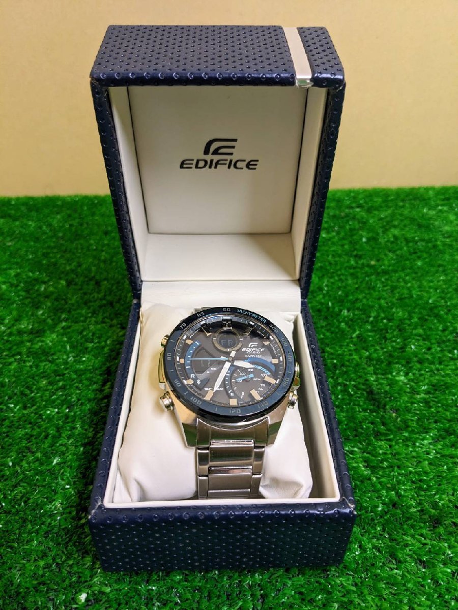 腕時計 EDIFICE エディフィス ECB-900Y 5582 ソーラー BLUETOOTH搭載のお買い取りをさせて頂きました。 | 出張 ...